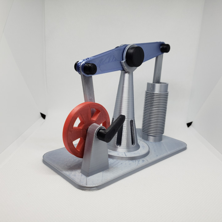 3D Printable Beam Engine by Jake Warner