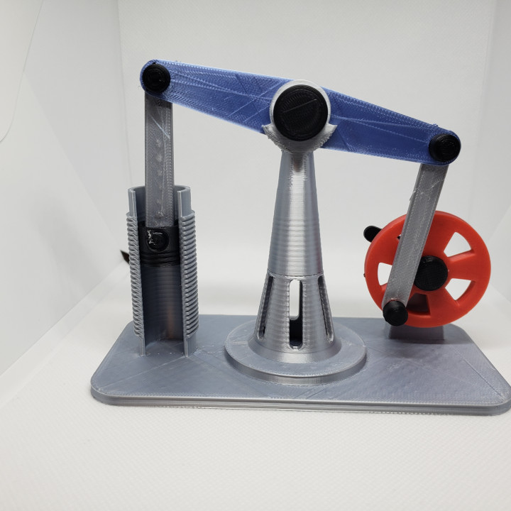 3D Printable Beam Engine by Jake Warner