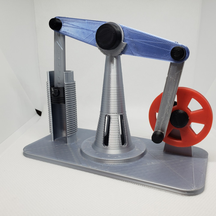 3D Printable Beam Engine by Jake Warner