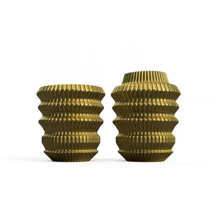 3D Printable Bee Hive Vase by Said