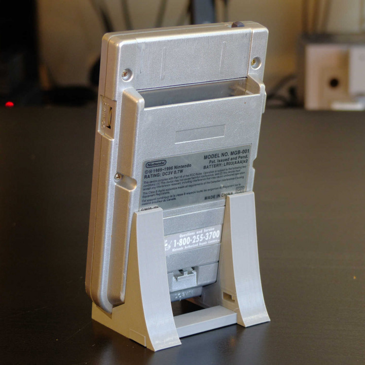 3D Printable Game Boy Pocket Display Stand by Andre
