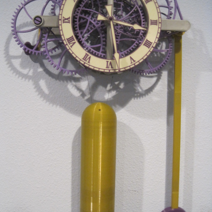 3D Print of Large Easy Build Clock by NormO