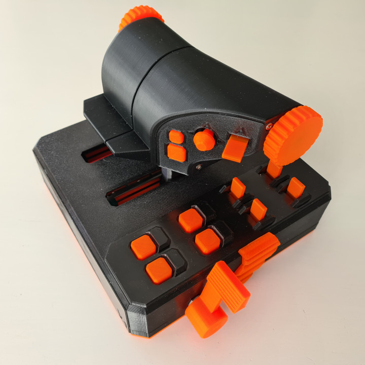 3D printed Flight and Space Simulator controllers Campaign - MyMiniFactory
