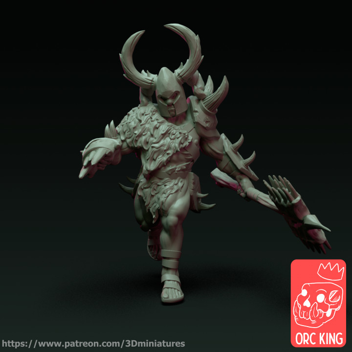 3D Printable Bone King by Orc King Studio