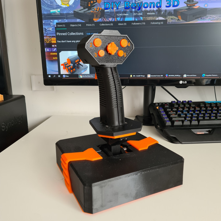 3D printed Flight and Space Simulator controllers Campaign - MyMiniFactory