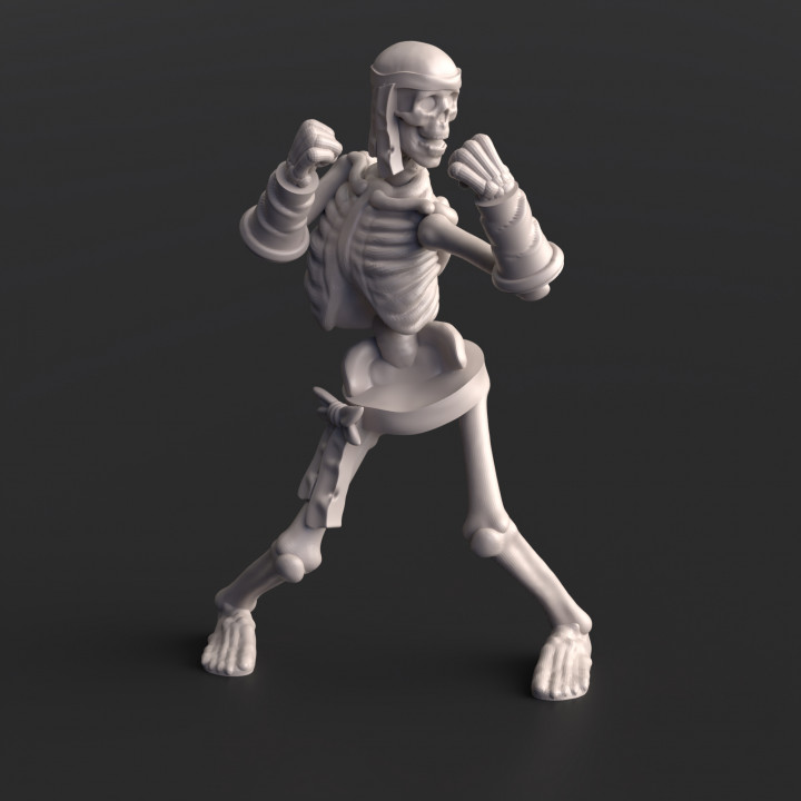 3D Printable Skeleton - Monk, Pre-Supported by ColossalMiniatures