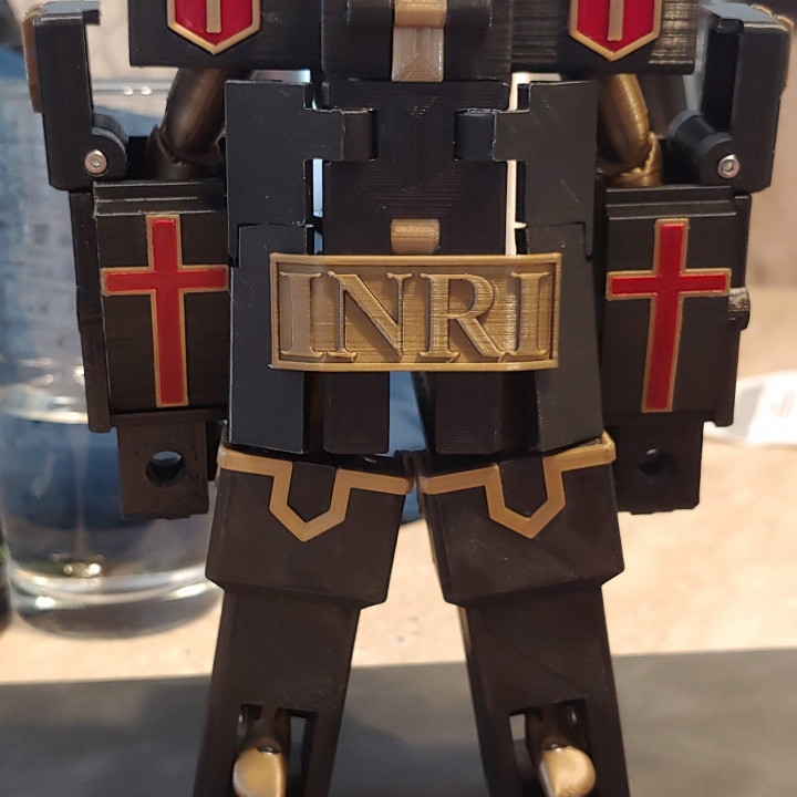 3D Print of Jesus Mecha Christ by Durden655321