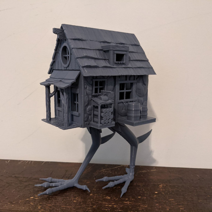 3D Printable Baba Yaga House by Mitch