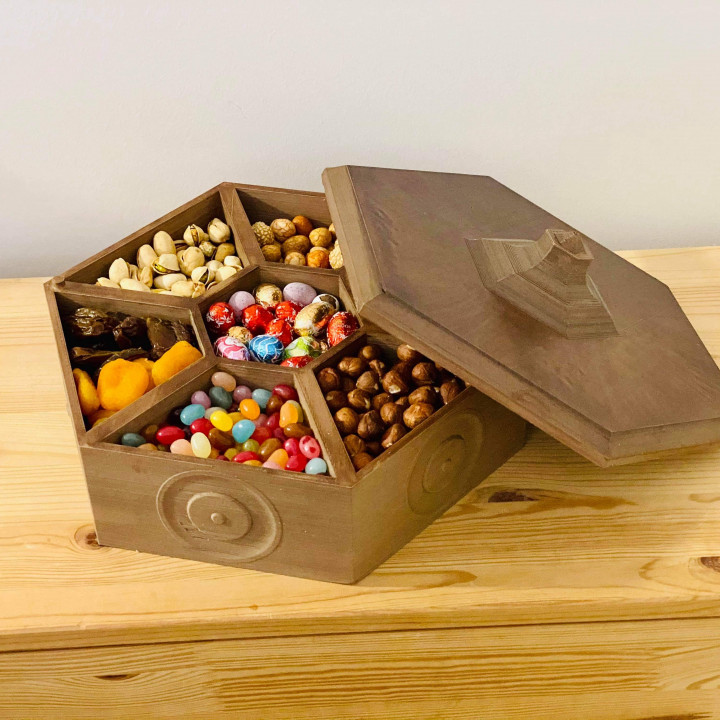 3D Printable Wooden Sweet Box by Lazy Bear