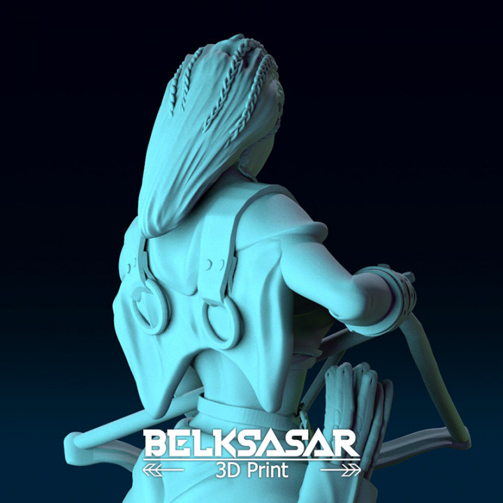 3D Printable Fantasy Female Hunter by Belksasar