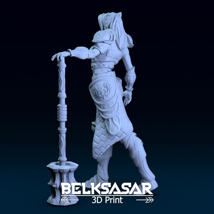 Female Barbarian Diablo 3 3d Model