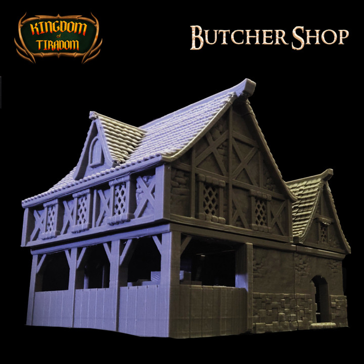 3D Printable Butcher Shop by The Master Forge