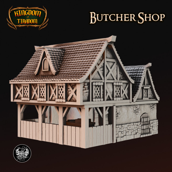 3D Printable Butcher Shop by The Master Forge