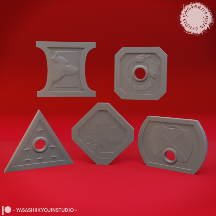 3D Printable Coins - Full Size - Tabletop Props by YKS Miniatures