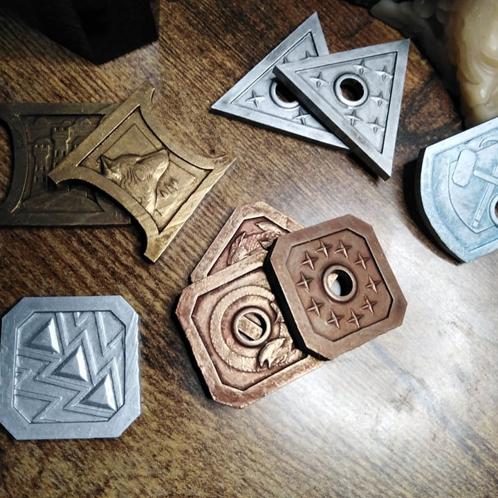 3D Print of Coins - Full Size - Tabletop Props (Pre-Supported) by ...