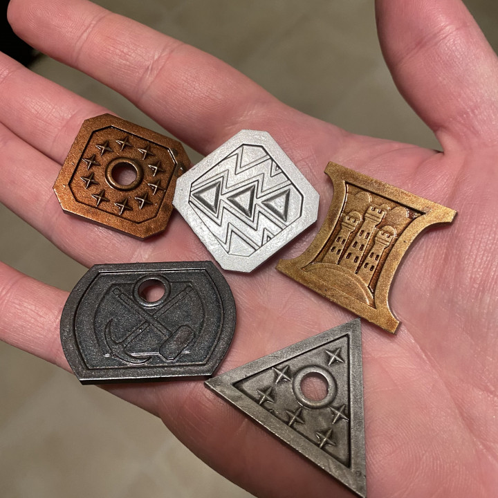 3D Printable Coins - Full Size - Tabletop Props (Pre-Supported) by ...