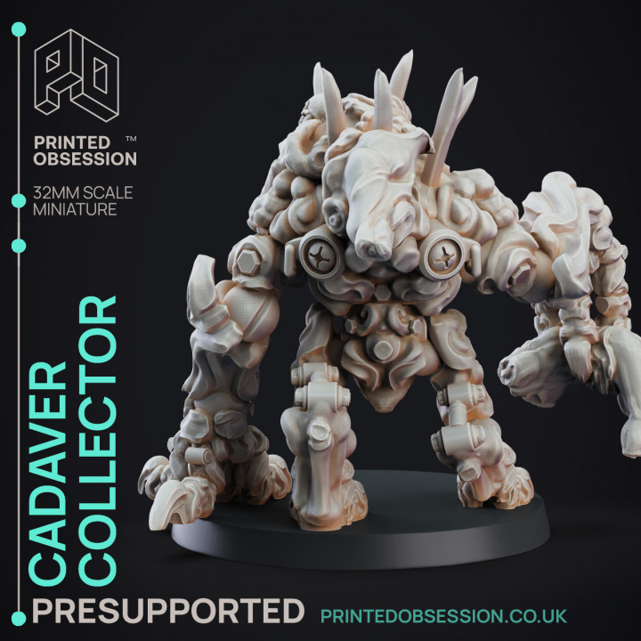 3D Printable Cadaver Collector - Construct - PRESUPPORTED - D&D 32mm by ...