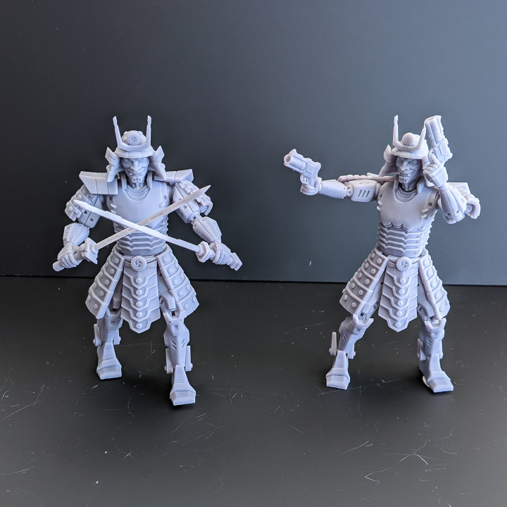 3D Printable Samurai Combat Robots - Modular Minis - Tekano Corp ...