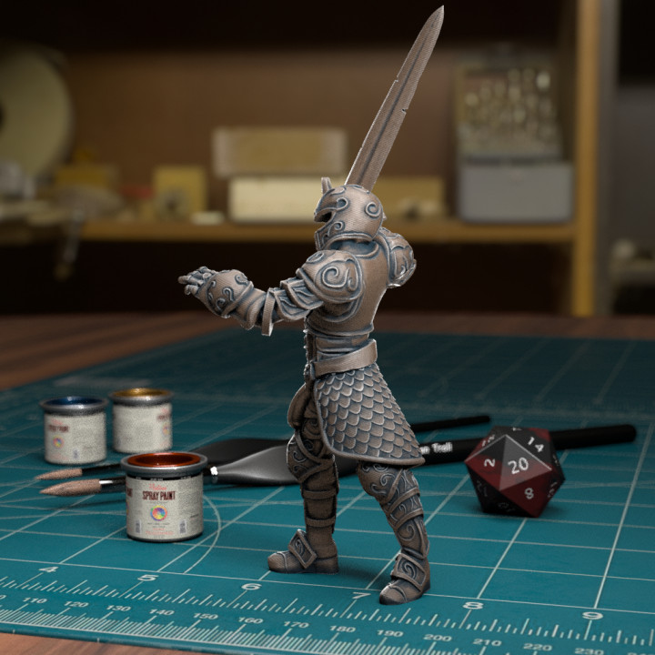 3D Printable Animated Armour 002 [Pre-Supported] by TytanTroll Miniatures
