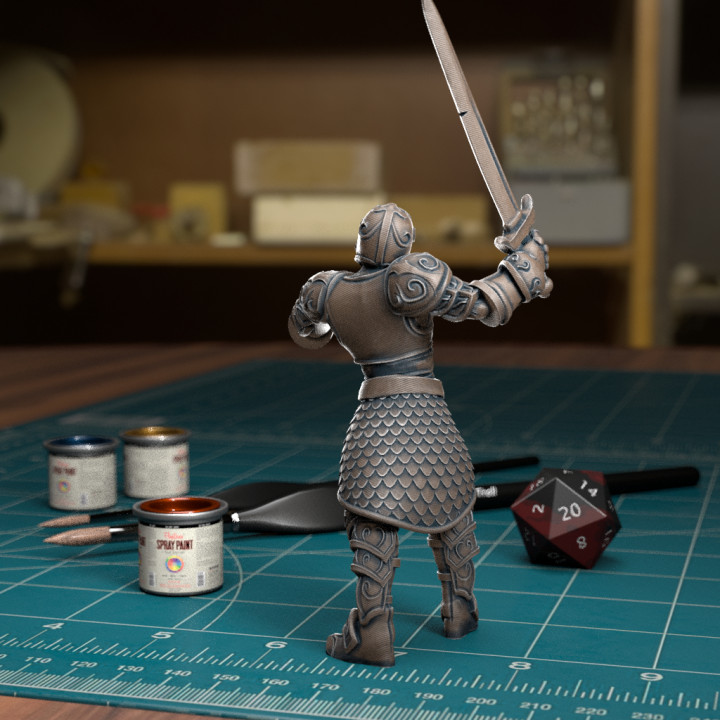 3D Printable Animated Armour 002 [Pre-Supported] by TytanTroll Miniatures