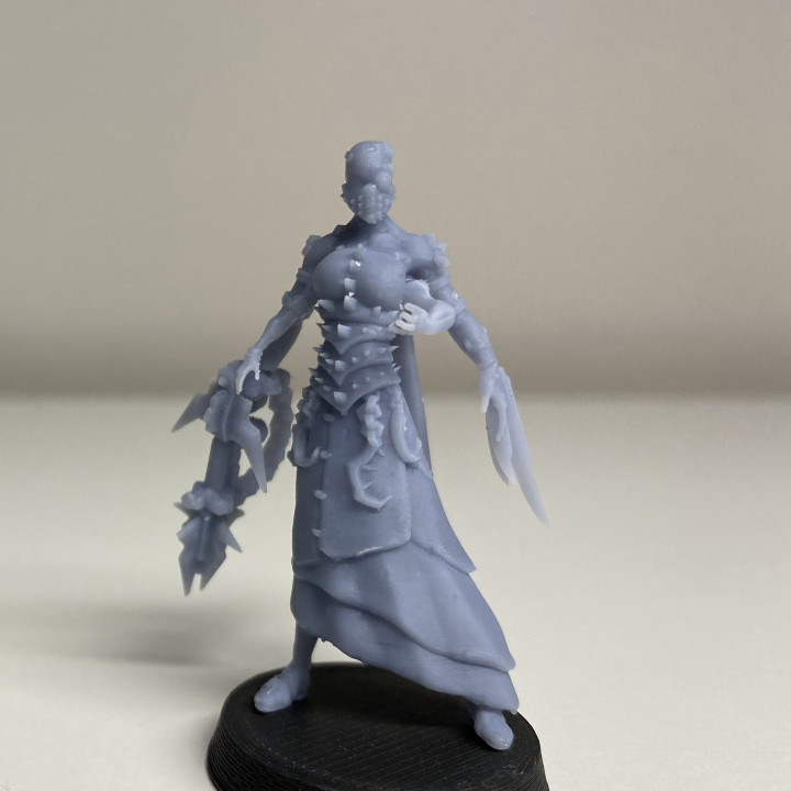 3D Printable Coven Leader - Set 4 - Cursed Elves by Edge Miniatures