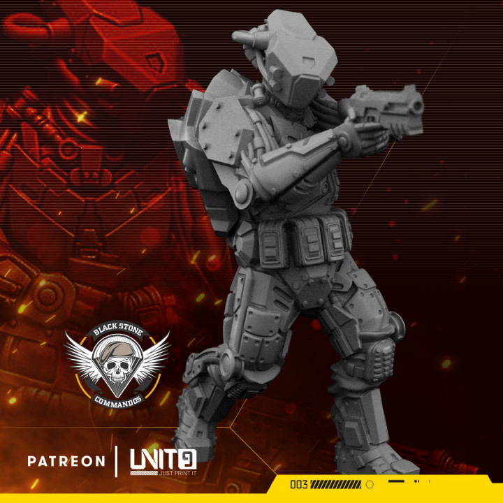 3D Printable Cyberpunk models BUNDLE - GRU and BSC unit (October ...