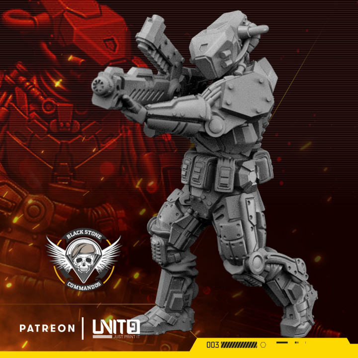 3D Printable Cyberpunk models BUNDLE - GRU and BSC unit (October ...