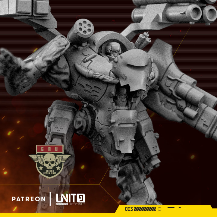 3D Printable Cyberpunk models BUNDLE - GRU and BSC unit (October ...