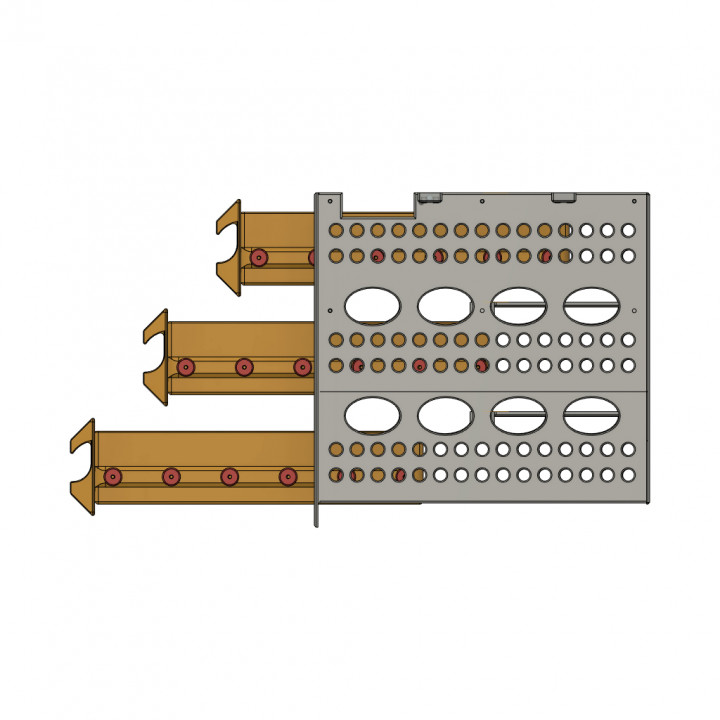 3D Printable Bench Triple Drawer MK1 by Dan Ouellet