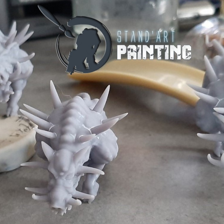 3D Printable 3 Razorboars by Stand'Art Painting