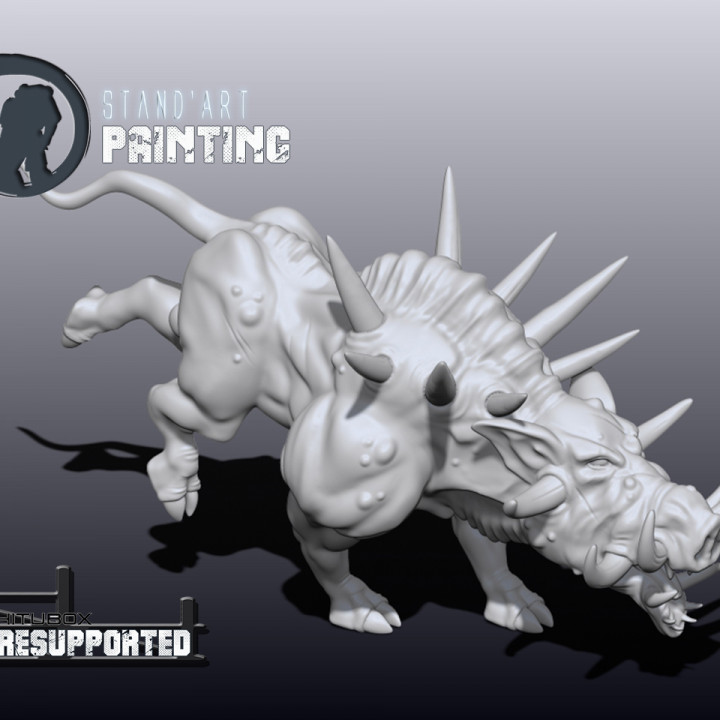 3D Printable 3 Razorboars by Stand'Art Painting