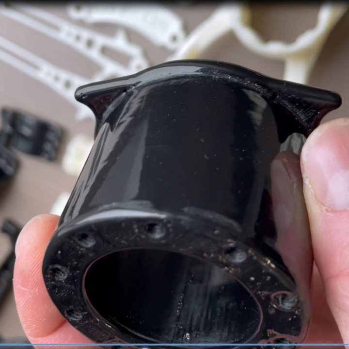 3D Printable Acetone vapor chamber for ABS - vent holder by Tomasz 3D Printable Acetone vapor chamber for ABS - vent holder by Tomasz