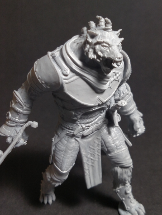 3D Printable Cat Kin male and female(70-80mm scale) by Mini Monster Mayhem