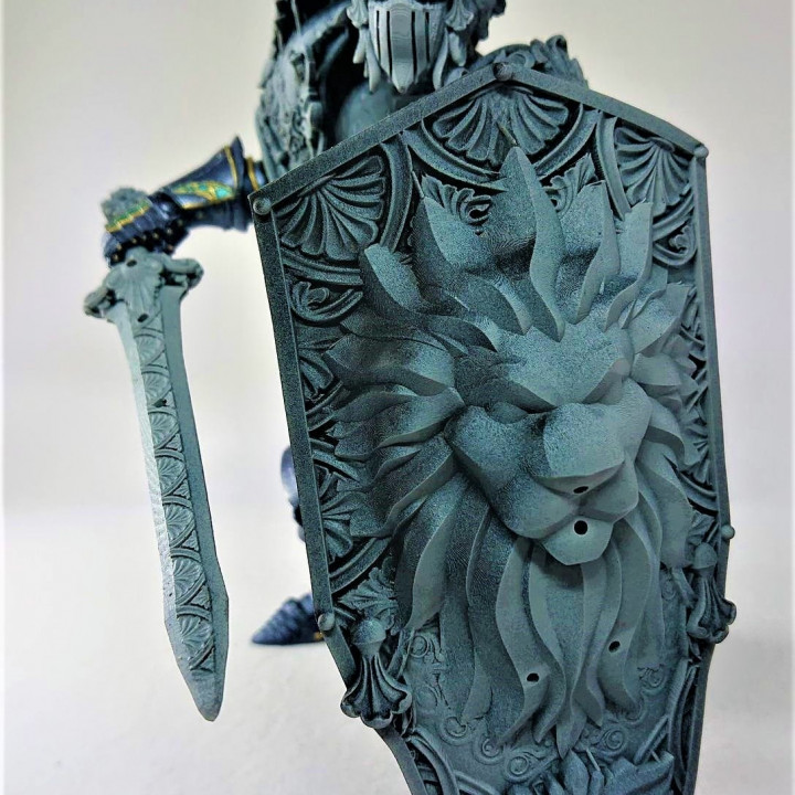 3D Printable Lion Legion Shield by Action Figure Fusion