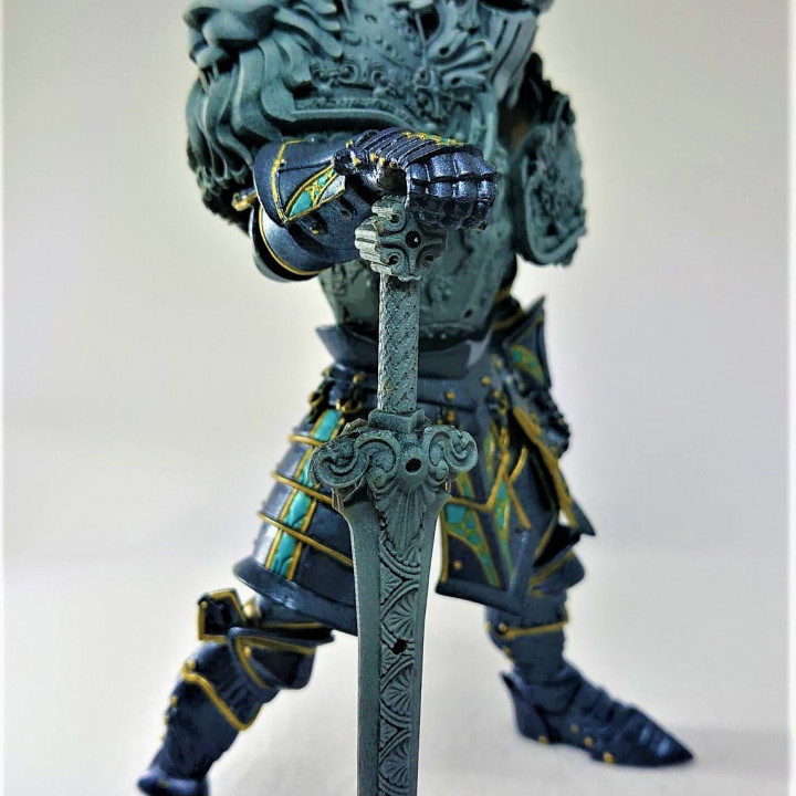 3D Printable Royal sword by Action Figure Fusion