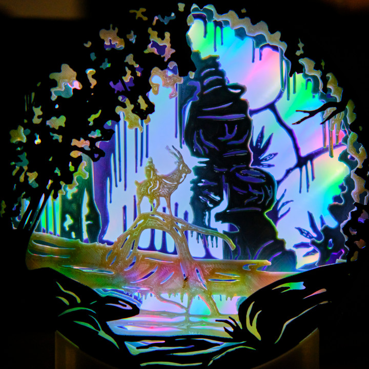 3D Printable FANTASY LIGHT FIXTURE by Laura Ioana