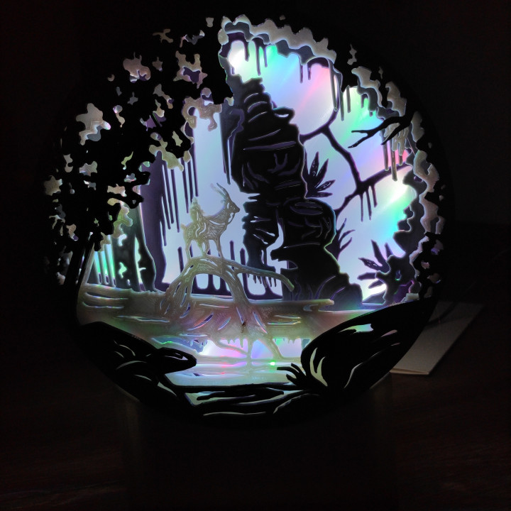 3D Printable FANTASY LIGHT FIXTURE by Laura Ioana