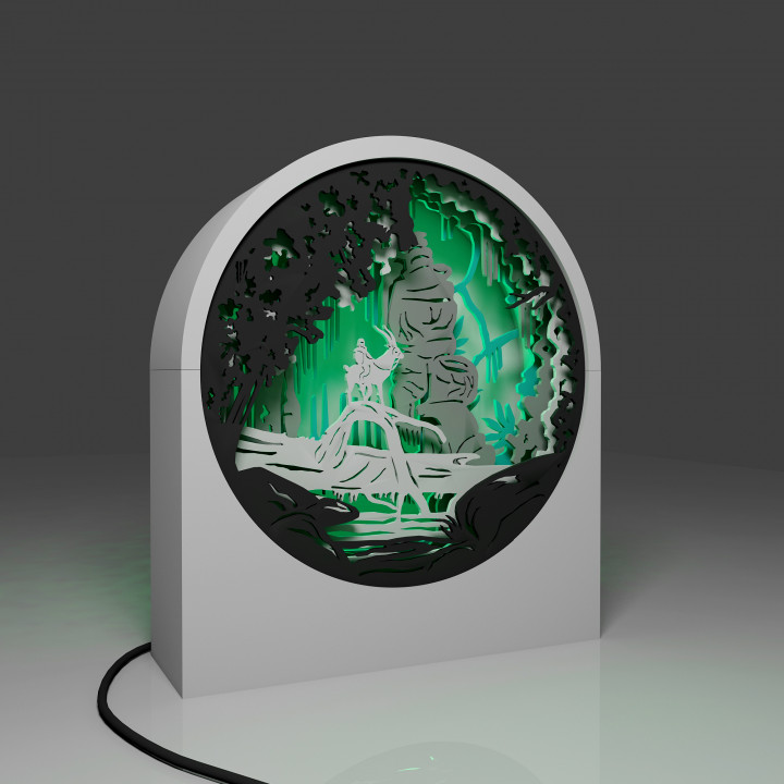 3D Printable FANTASY LIGHT FIXTURE by Laura Ioana