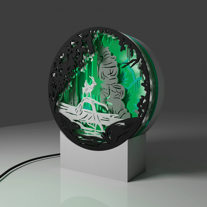 3D Printable FANTASY LIGHT FIXTURE by Laura Ioana