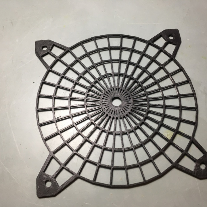 3D Printable Fan Grill 120mm by Martin Etxauri