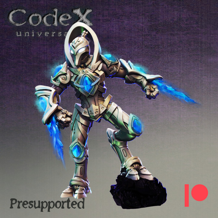 3D Printable Starforged Warrior A by Codex Universalis