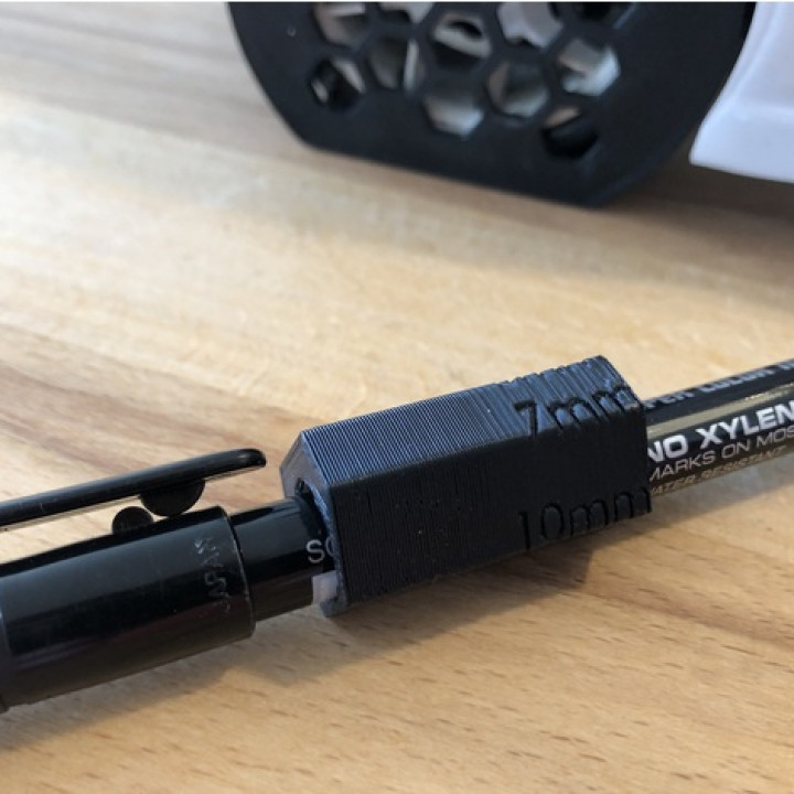 3D Printable Hex design Body Line Marker by FM