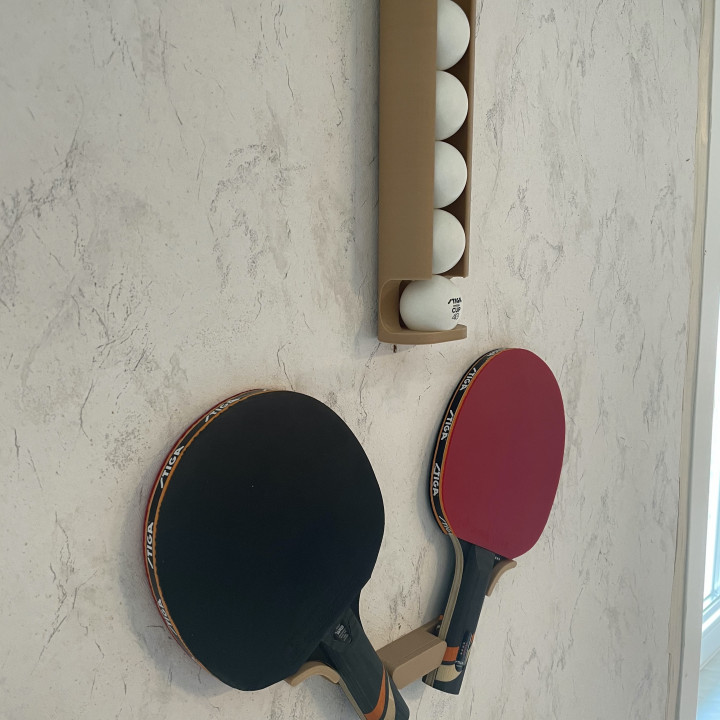 3D Printable Table Tennis Accessories by PeterGram