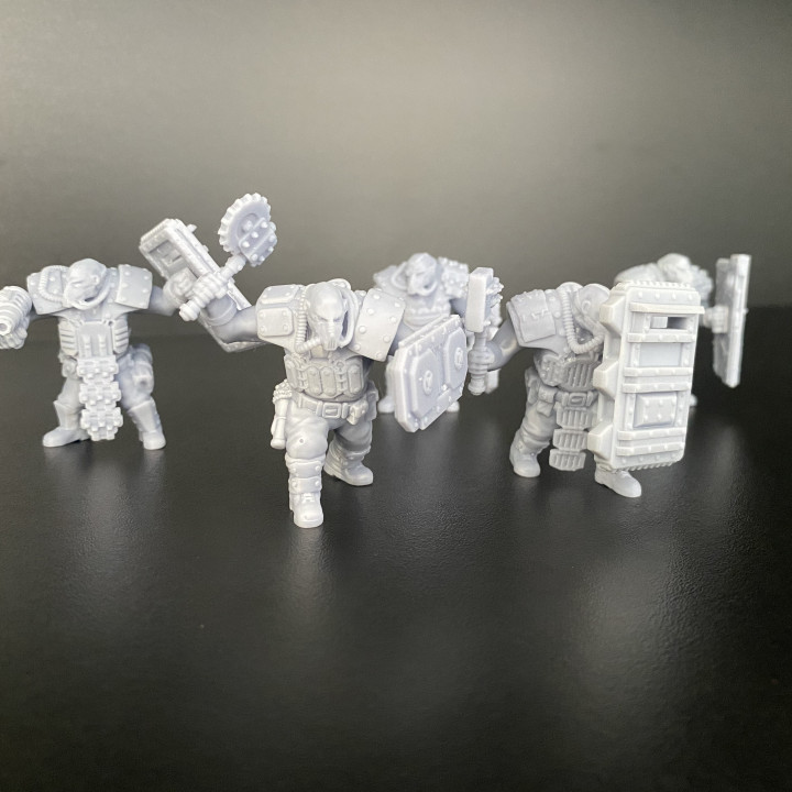 3D Printable Squad of Abhuman Giants in heavy armor - Imperial Force by ...