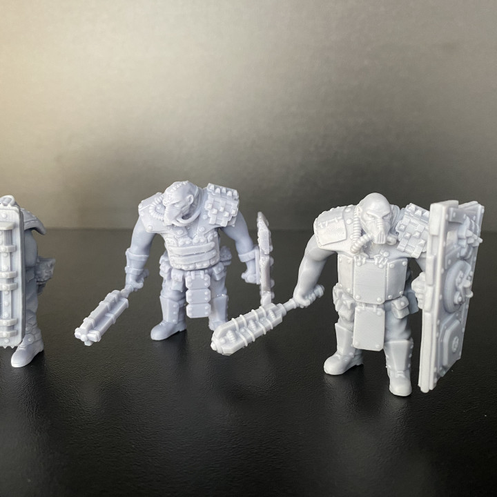 3D Printable Squad of Abhuman Giants in heavy armor - Imperial Force by ...