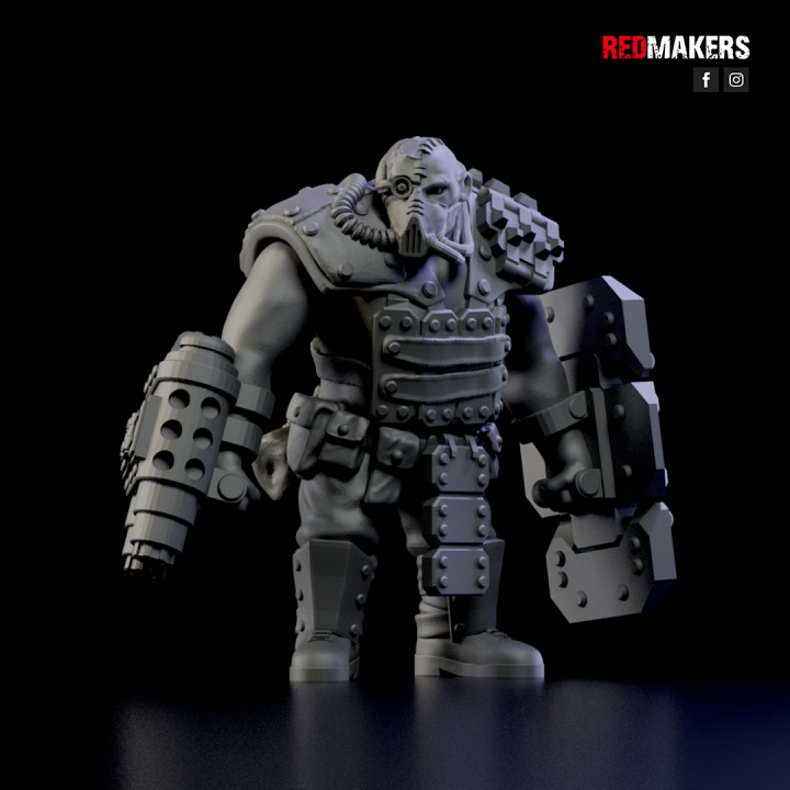3D Printable Squad of Abhuman Giants in heavy armor - Imperial Force by ...
