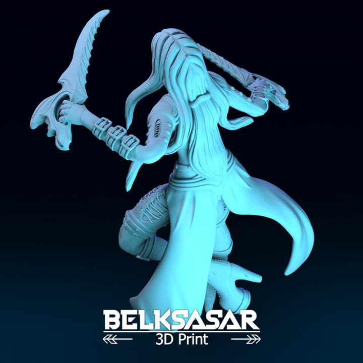 3D Printable Girl Shadow Dancer by Belksasar