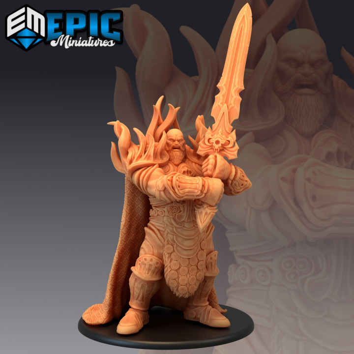 3D Printable Fire Giant Set / Titan Warrior / Classic Encounter ...