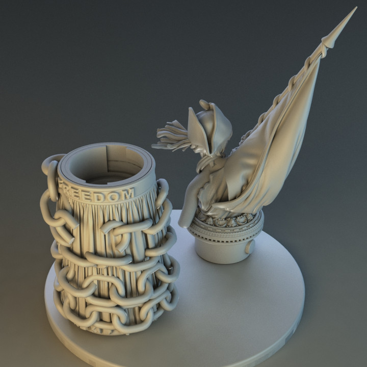 3D Printable Box Equality for women. by Alphonse Marcel