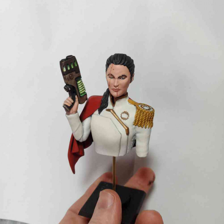 3D Print of Lotara Sarrin bust / Warhammer / World Eaters / Captain by ...